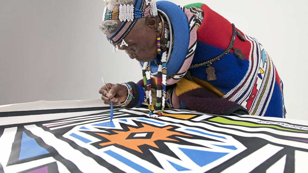Five Artists in the News: Esther Mahlangu’s Mural, Jonas Woods Love of ...